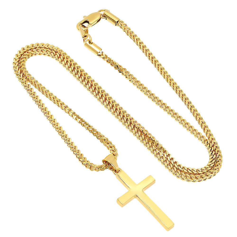 VESSO Micro Cross Necklace | Lifetime Warranty