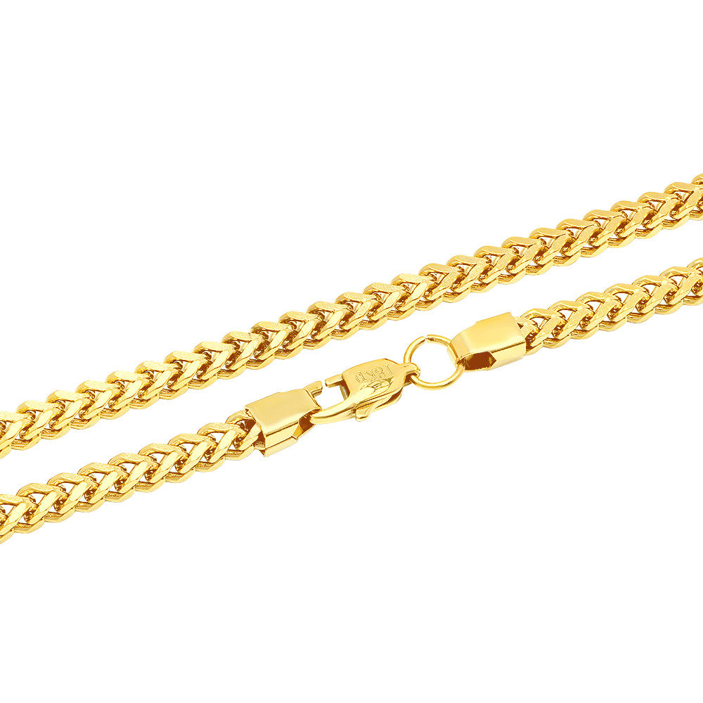 VESSO Franco Box Chain | Lifetime Warranty